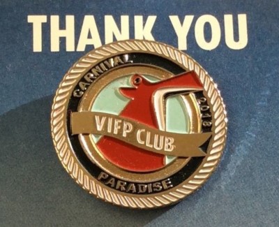 Carnival Cruise Line 2018 VIFP Club, Platinum Pin for Paradise Ship New ...