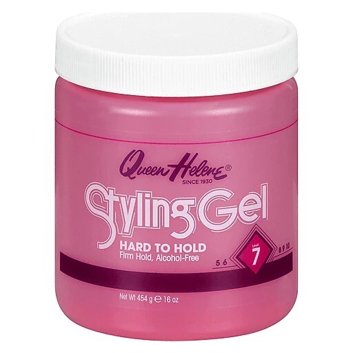 Queen Helene Styling Gel Hard To Hold Firm Hold #7 16 oz Pink Gel | eBay