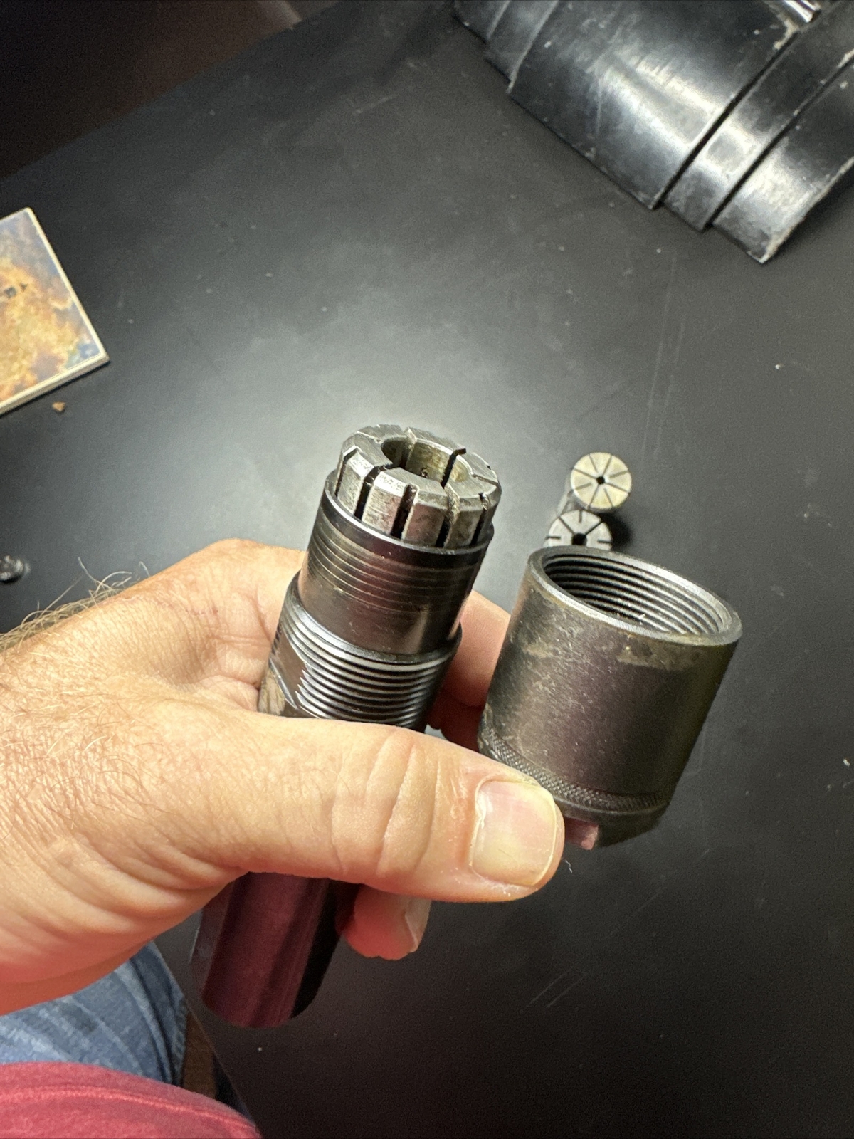 Lyndex 018-EXT 1-1/4'' Straight Shank DA 180 Collet Chuck Extension & 4 ...