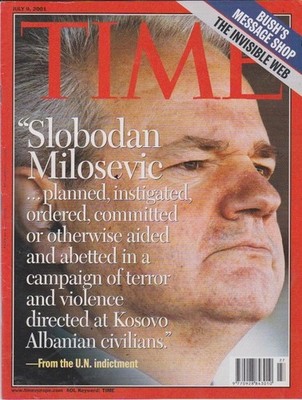 TIME-july 9,2001-SLOBODAN MILOSEVIC. | eBay