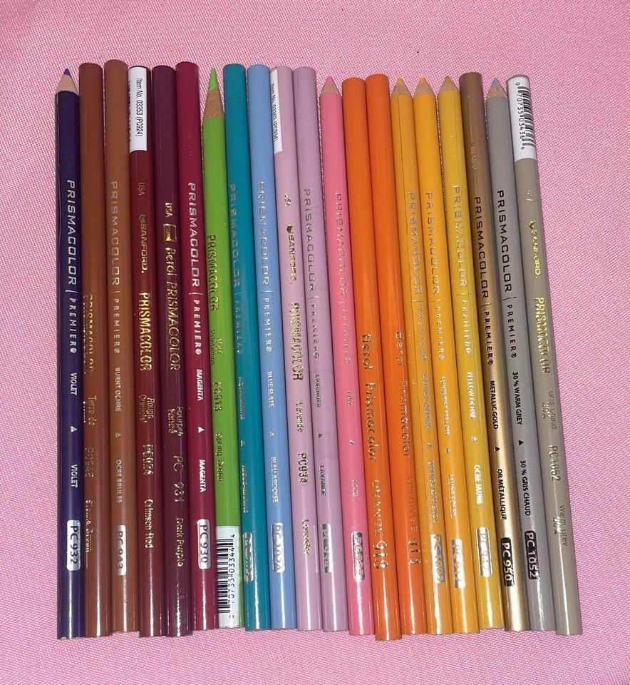 Vintage? Berol PrismaColor Premier Art Colored Pencils Lot of 20 | eBay