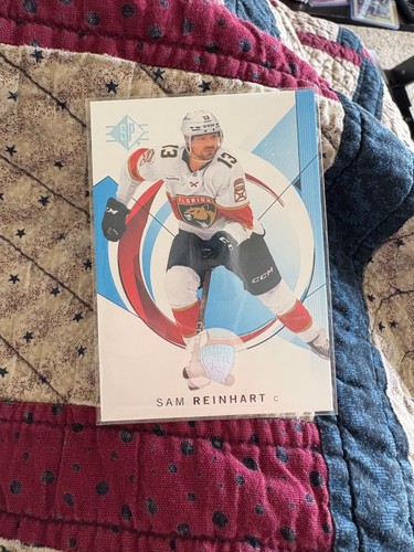 Sam Reinhart 2024-2025 SP Hockey SP Authentic Blue parallel Florida ...