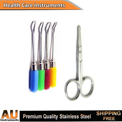 Cuticle Ear Nose Scissor Beauty Health Care & Ear Wax Cleaner Remover ...