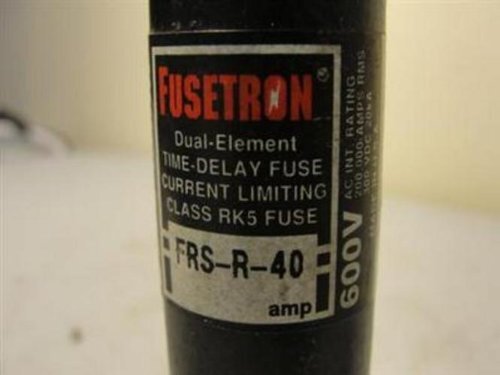 Bussmann FRS-R-40 Fuse, 40Amp, 600VAC, Class RK5 | eBay