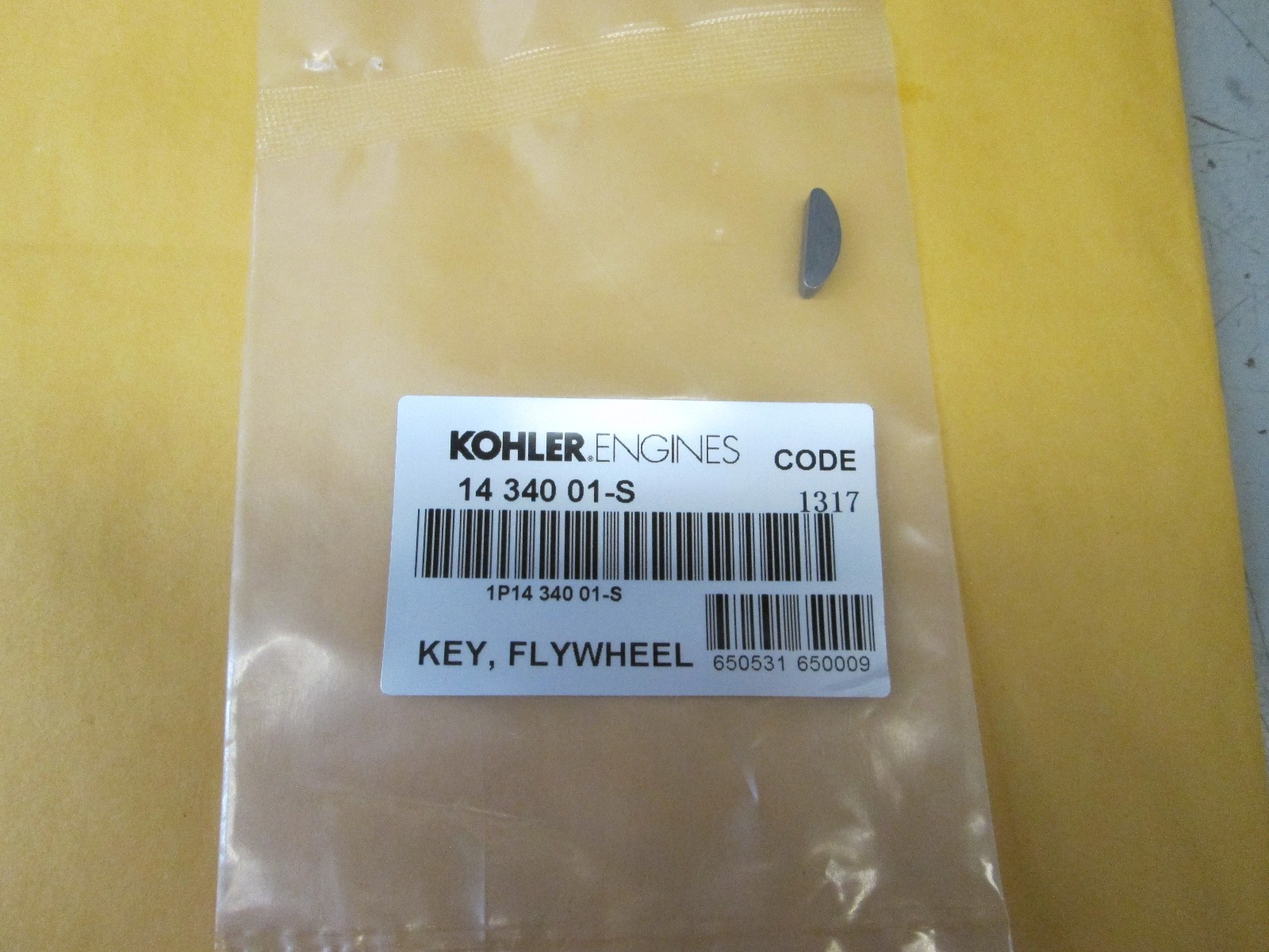 KOHLER OEM FLYWHEEL KEY PART# 14-340-01-S (LOT OF 5 EA) | eBay