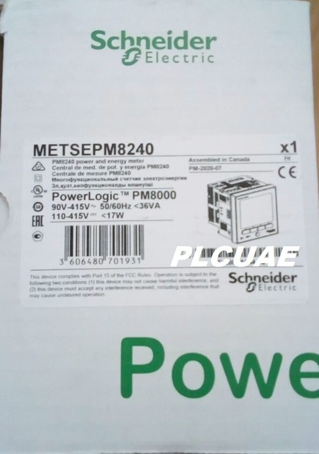 Schneider Electric METSEPM8240 PowerLogic PM8000 - PM8240 Panel Mount ...