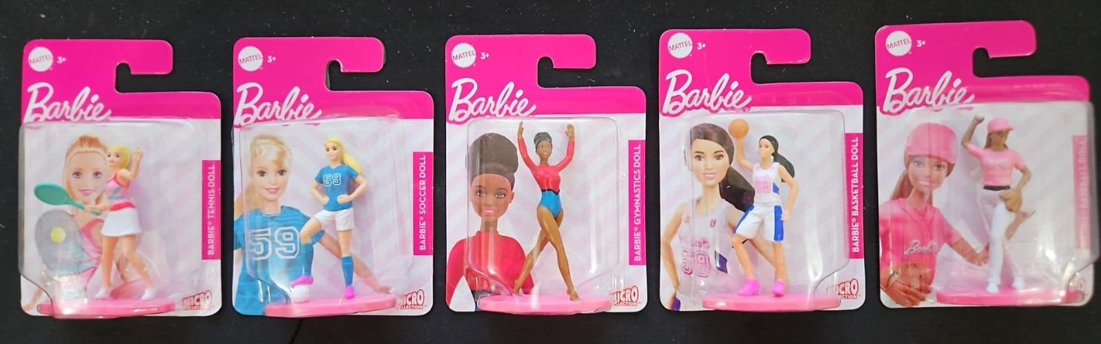 LOT of 5 Micro Barbie Sports Doll Micro Collection Miniature Figure on ...
