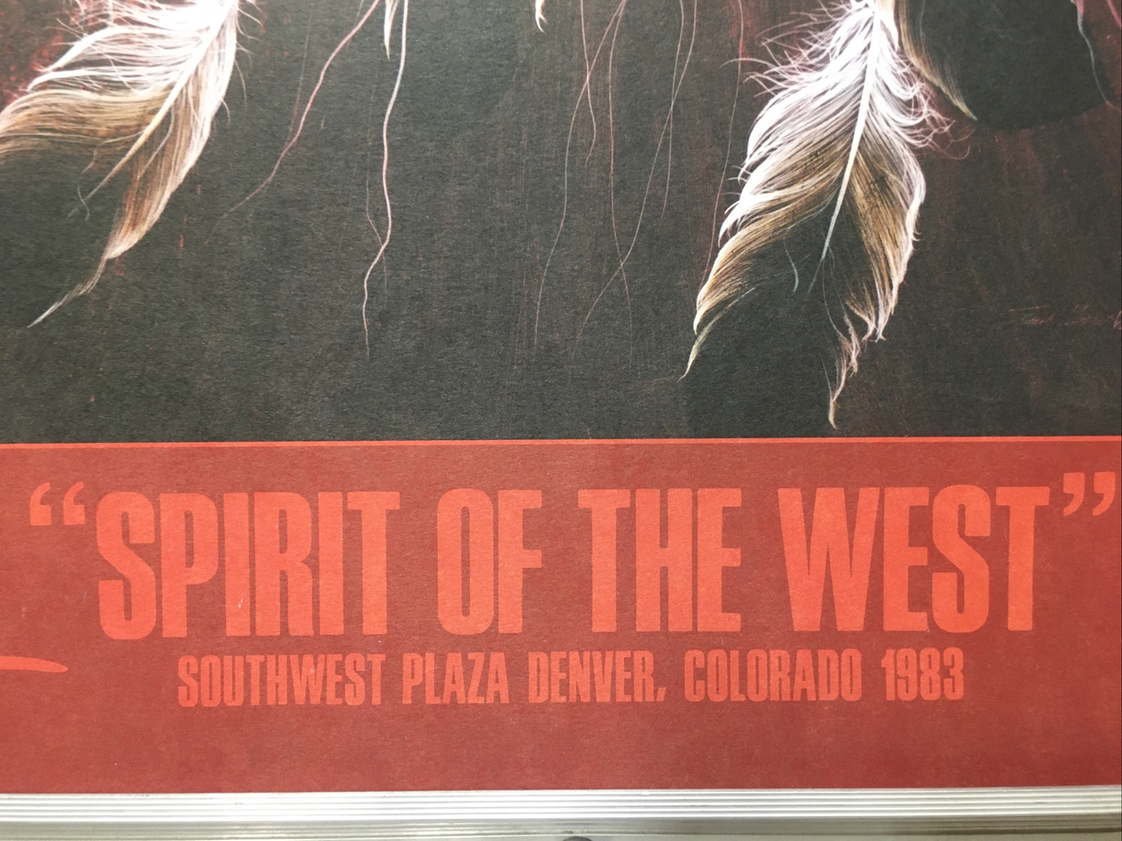 Frank Howell Poster "Spirit Of The West” Out of Print 1983 Denver Expo ...