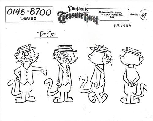 The Thing Hanna Barbera Model Sheets Johnny Bravo Size Comparison