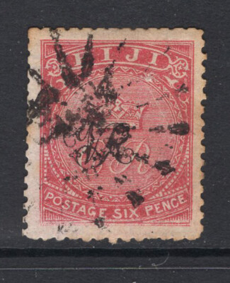 M10162 Fiji 1876 SG33a - 6d carmine rose | eBay