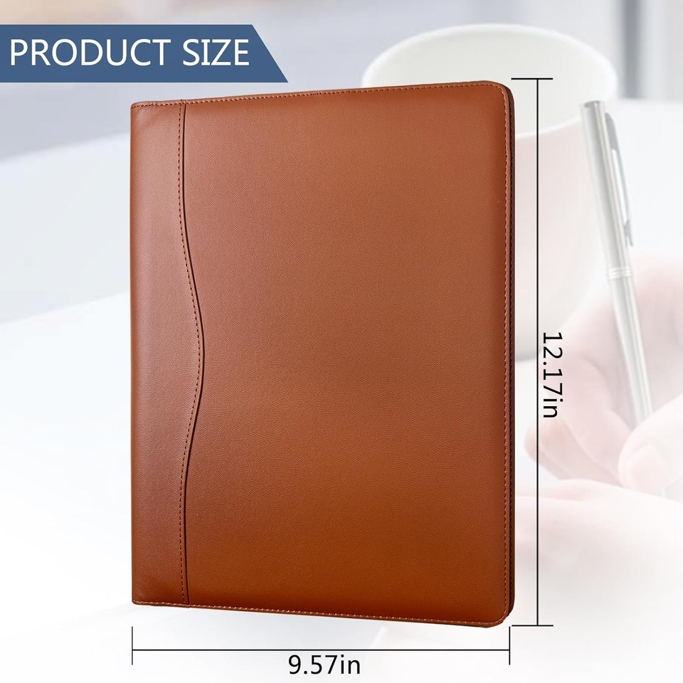 Padfolio Portfolio Organizer Legal Pad Holder Padfolio Folder Leather ...