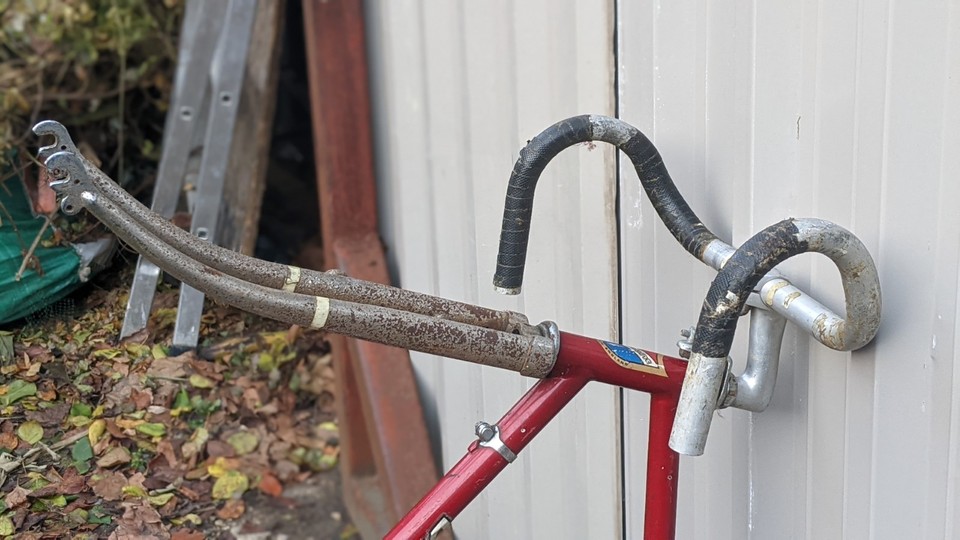 Vintage Lambert Viscount Aerospace Road Bike Frame 23.5" w/handlebars ...