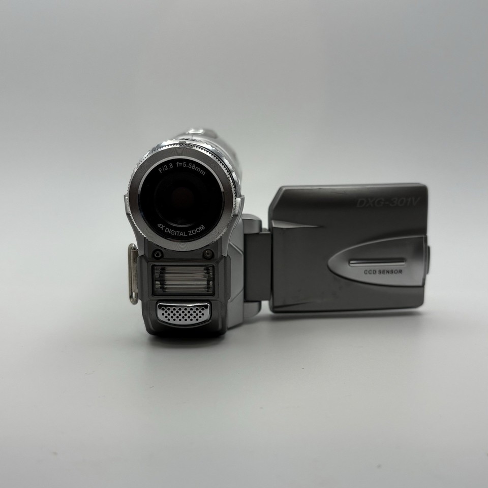 DXG 301V 3.2MP Digital Video Camera DVC MPEG4 SD Card - MISSING STRAP ...