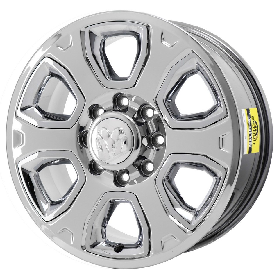20" Dodge Ram 2500 PVD Bright Chrome Wheels-C Rims Factory OEM 2477 ...