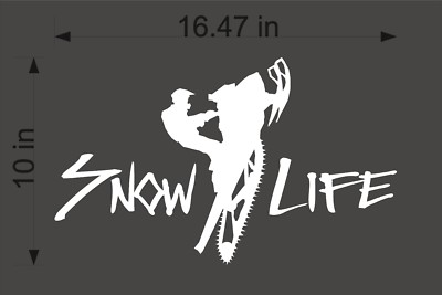 Snow Life / Snowmobile 16" / DECAL / SKI-DOO / ARCTIC CAT / POLARIS ...