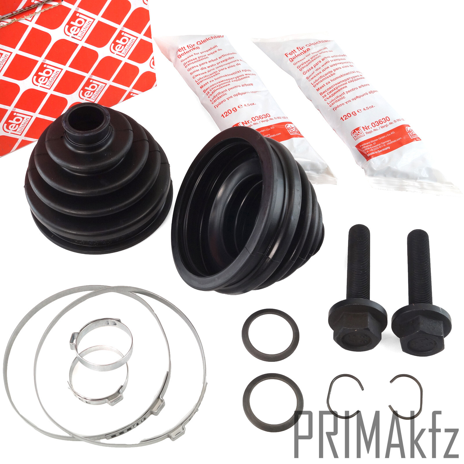 2x FEBI 01171 Achsmanschette Antriebswelle vorne für Audi A4 B5 A6 C4 ...