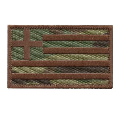 greek hellas greece flag 2x3 25 multicam OCP hellenic morale tactical hook patch | eBay