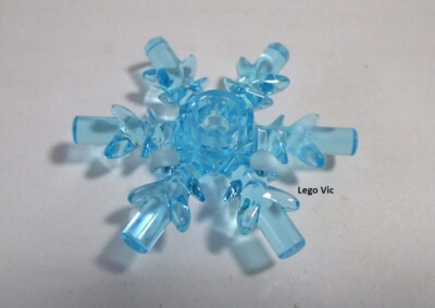 Lego x789 Ice Crystal Snowflake 4x4 Lt Tr Blue Disney 41068 43222 43209 ...