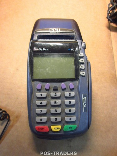 VeriFone VX570 Omni 5750 Credit Card Reader Terminal M257-554-22-EUA ...