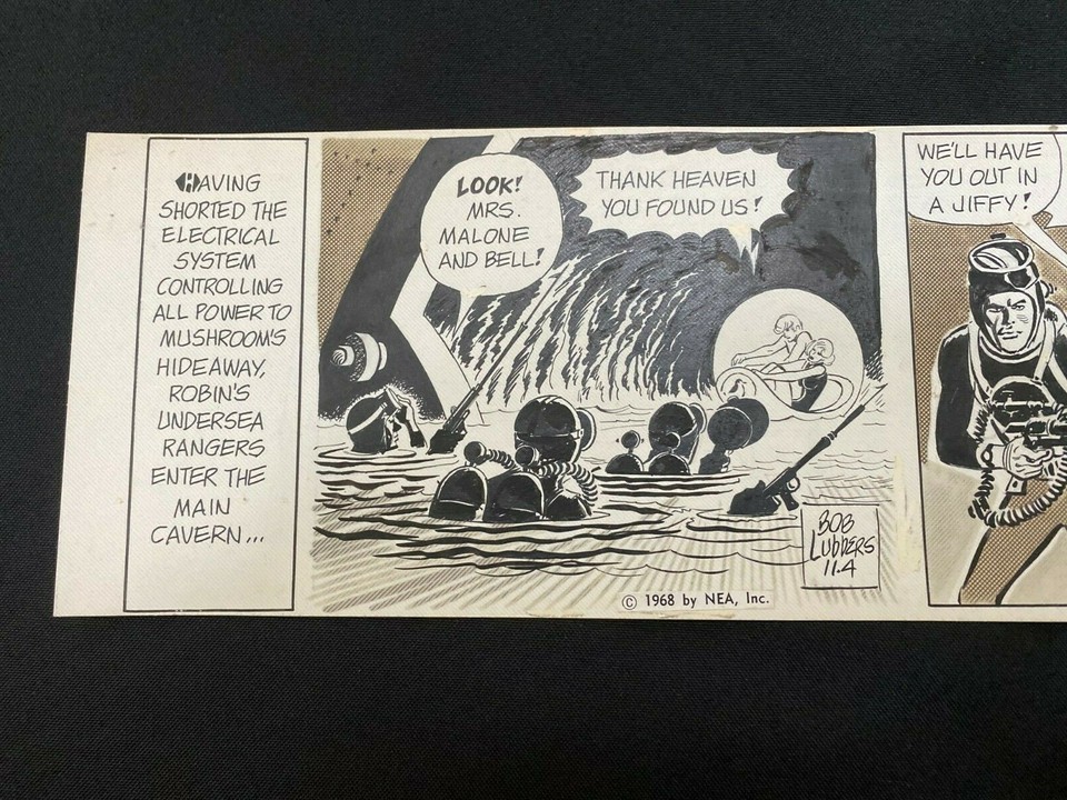 #681104 ROBIN MALONE Original Daily Strip Art by Bob Lubbers November 4 ...