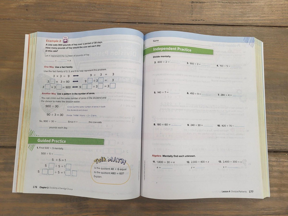 NEW -McGraw Hill My Math Student Workbooks Vol 1 & 2 Grade 5 Published ...
