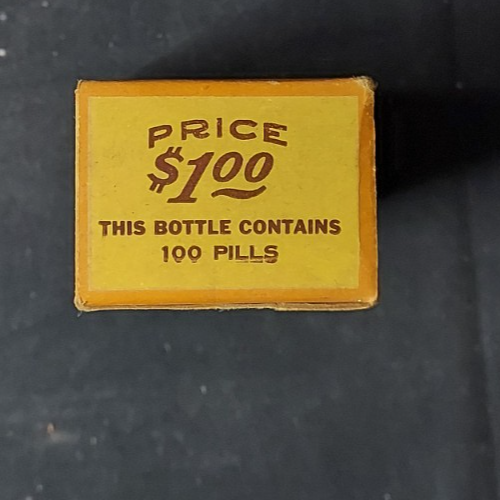 Quack Medicine Box & Bottle DeWitt's Compound Iron Tonic Pills DeWitt ...