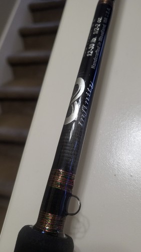 9'2" Lamiglas Infinity Bait Casting Salmon Rod 12-30lb Line rating 2oz ...