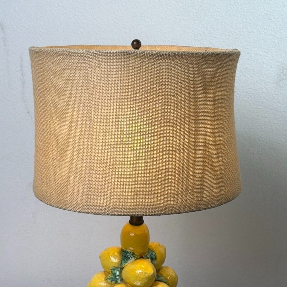 RARE MCM Italian Lemon Topiary Lamp – Mid Century Modern Vintage Decor ...