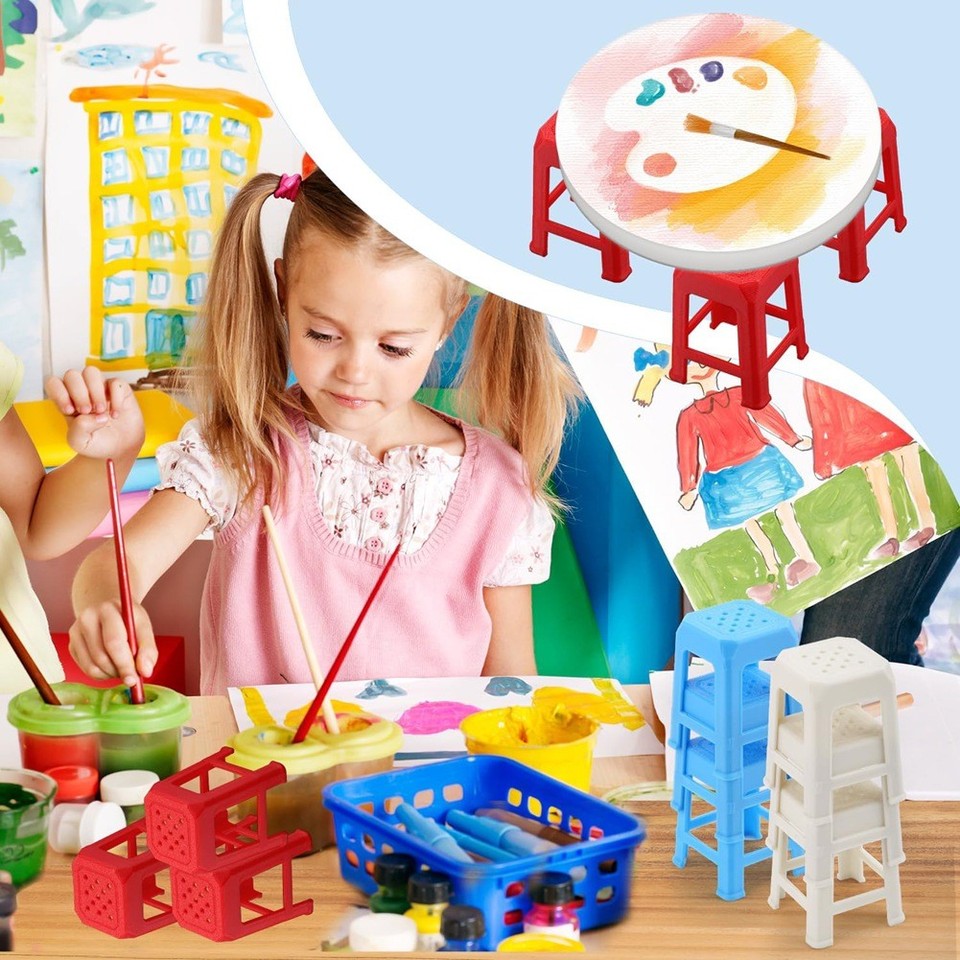 9pcs Canvas Stand, 3 Colors Paint Stands Canvas Feet Risers for ...