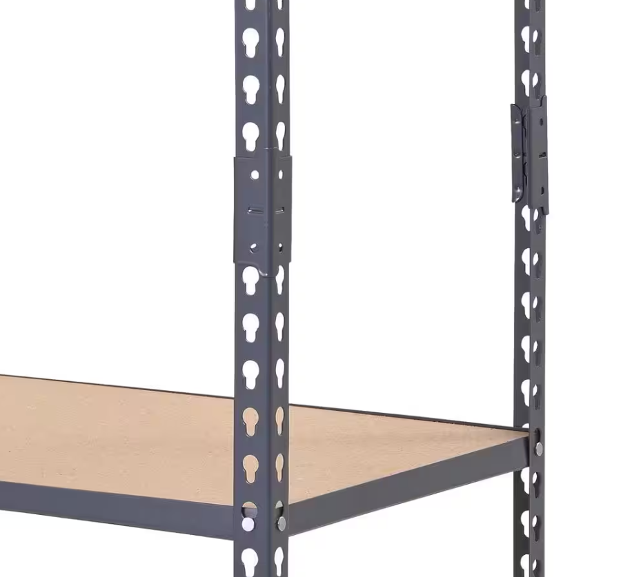 Steel Post Coupling Outer in Grey, 4 Couplers (4" H x 1.375" W x 1.375 ...