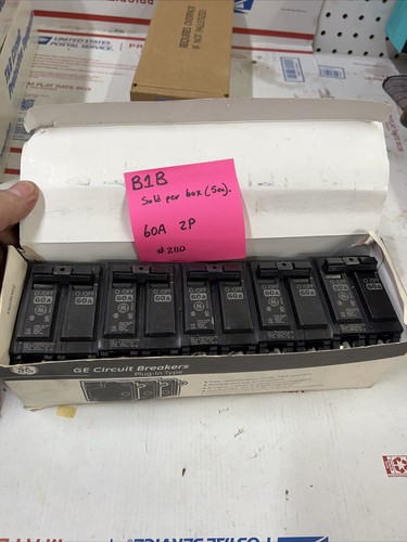 (5) GE General Electric THQL2160 60 Amp 2 Pole 120/240V Breaker 60A 2P ED4U 2110 783164012941| eBay