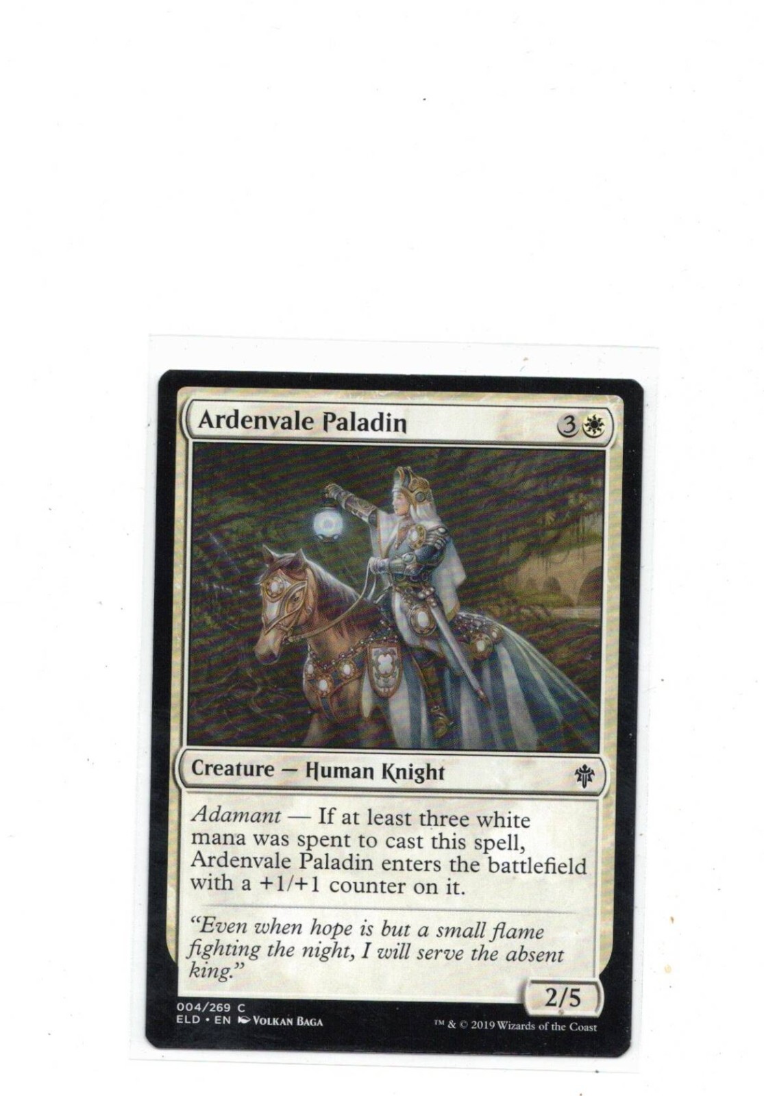 MTG Ardenvale Paladin Throne of Eldraine 004/269 Regular Common | eBay