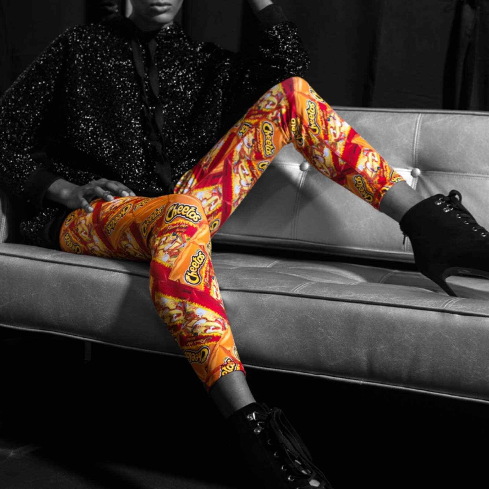 RARE Cheetos M Flamin Hot Pants Limited-Edition Leggi… - Gem