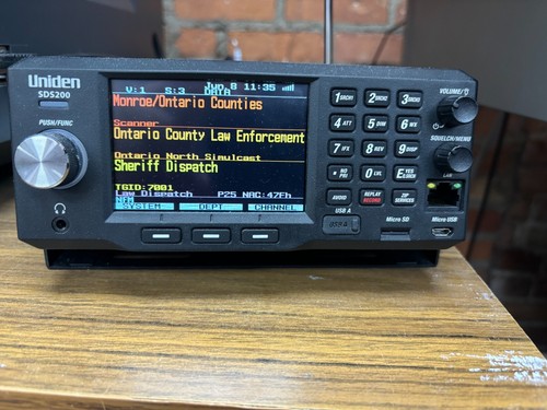 Uniden SDS200 Digital Police Scanner True I/Q 705377309809 | eBay