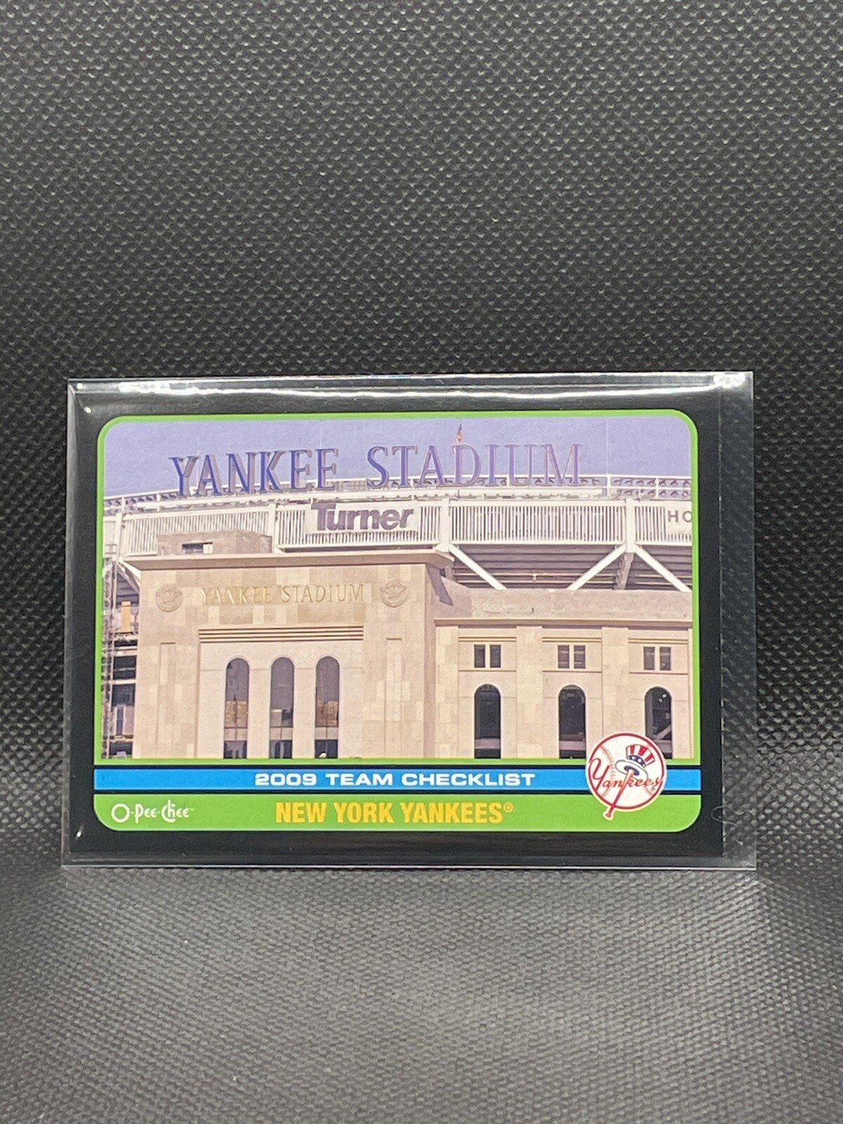 2009 O-Pee-Chee Team Black Border New York Yankees Checklist Yankee ...