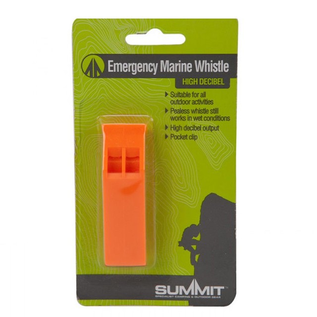 Summit Emergency Marine Perry Whistle Camping Outdoor Survival Safety ...