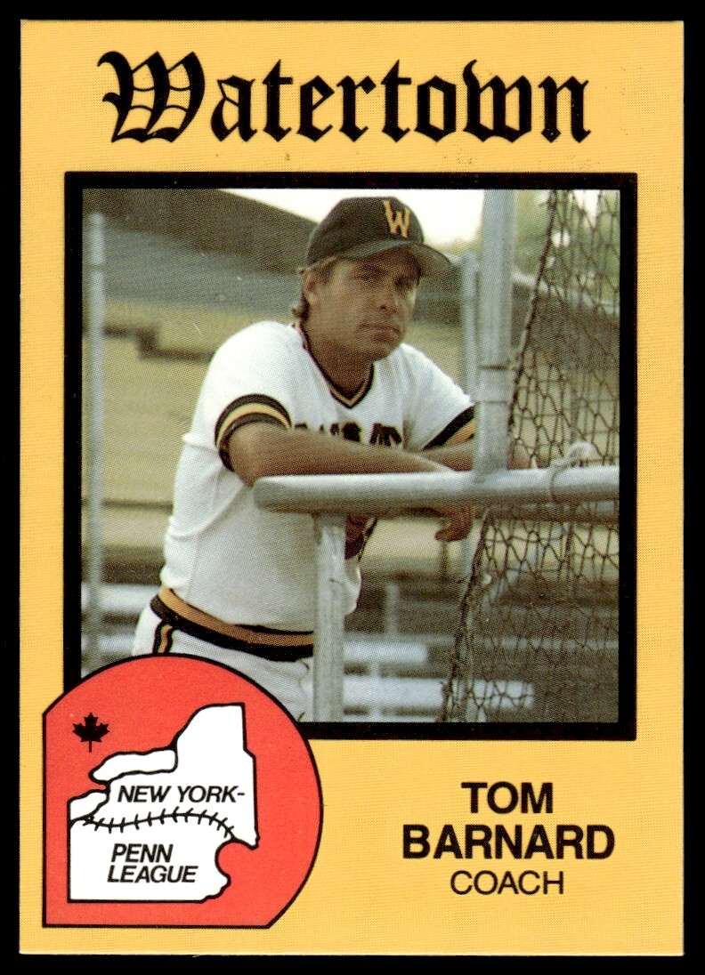 1988 Pucko Watertown Pirates Tom Barnard Watertown Pirates #32 | eBay