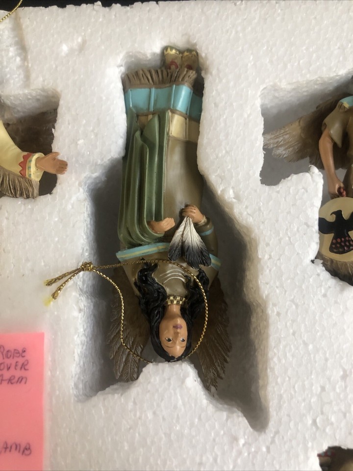 Southwest Angel Native American Angel Christmas Ornaments set of 8 ...