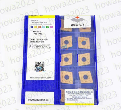 10pieces/Box ZCC.CT CNMG120408-DR YBC351 CNMG432-DR Caribde Inserts ...