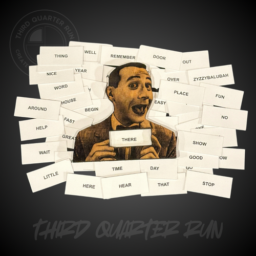 Pee-Wee's Playhouse Interchangeable Secret Word Magnet Set Herman | eBay