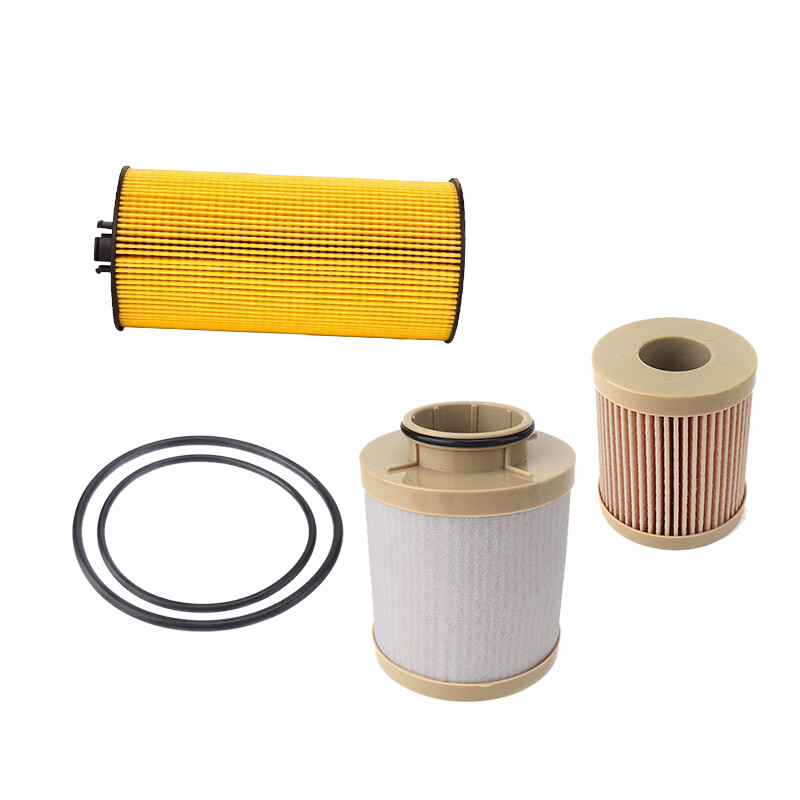 10x Oil & Fuel Filter Kit Fit For Ford 6.0L Diesel FL2016 FD4604 FD4616 ...