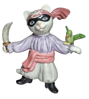 LENOX Aargh A Pirates Bounty Halloween Pirate Cat Porcelain Figurine ...