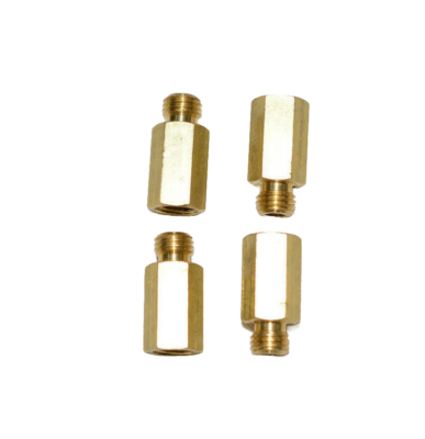 4 Pack Holley Carburetor Main Jet Extensions Screw In Style Brass 4150 ...