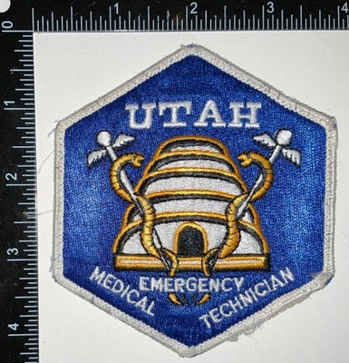 EMT Emergency Medical Technician UT Utah Police Department Patch | eBay