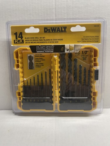DeWalt DWA1184 Black and Gold Drill Bit Set 14-Piece New | eBay