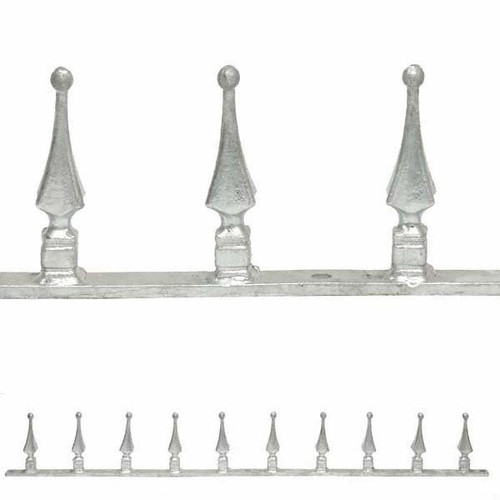 Security Spikes Galv & Black 1 Mtr Long Home Security for Walls & Gates ...