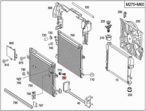 Genuine Mercedes Valve W251 V251 414 906 C140 C215 C216 CL203 R129 ...
