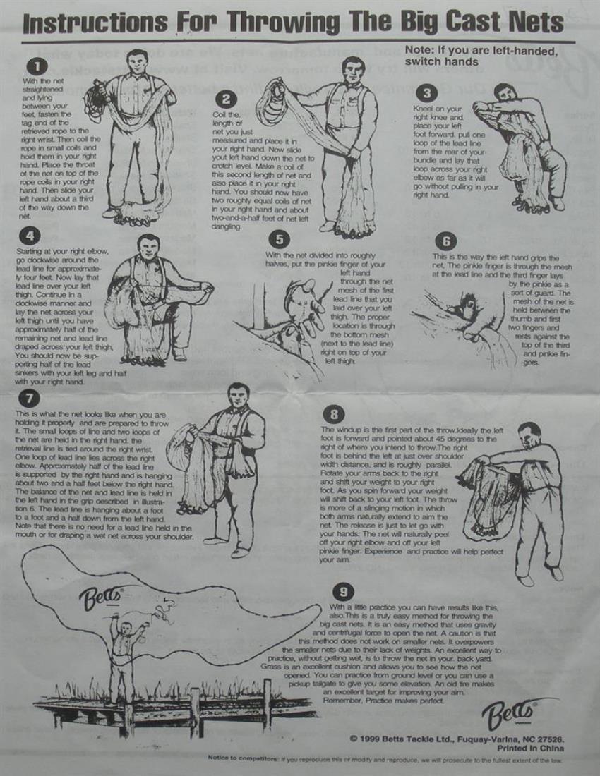 Betts Deep Hole Cast Nets Sale Online | emergencydentistry.com