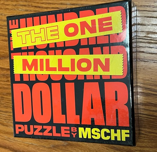 The One Million Dollar Puzzle by MSCHF- NEW Unopened 🧩 500 Piece ...