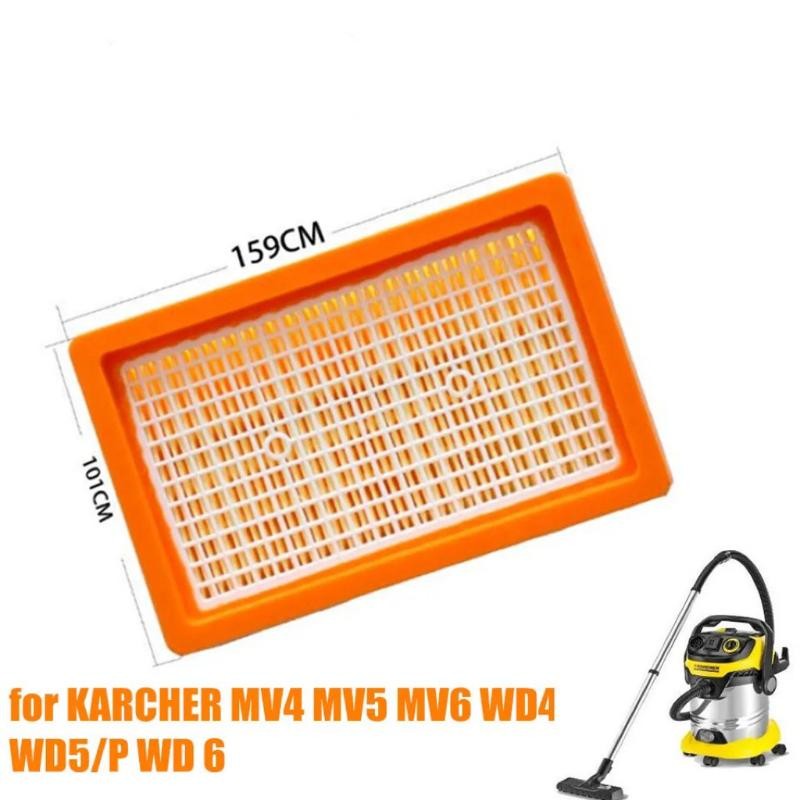 1Pcs For KARCHER MV4 MV5 MV6 WD4 WD5 WD6 Wet&Dry Vacuum Cleaner Filter ...